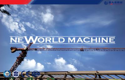 China 8 Ton Tower Crane Safety , Free Height 60 Meters Max Height 200 Meters for sale