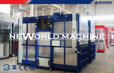 Cina Elevatore elettrico della costruzione della gabbia VVVF del doppio del motore dell'elevatore della gru della gabbia in vendita