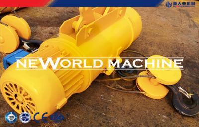 China Steel 5 Ton Electric Wire Rope Hoist 3 - 120m low headroom electric chain hoist for sale