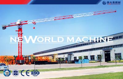 China High quality construction tower crane 24.7KW 40 - 130m flat top tower crane QTZ80 for sale