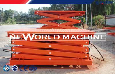 China SJG series Steel Hydraulic Lift Platform stationary 2.2kw 2200 * 1220mm Table Size for sale