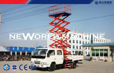China Large Stationary Hydraulic Lift Platform table 0 - 2ton Self Propelled Scissor Lift for sale