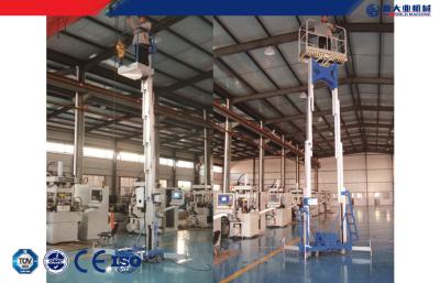 China Self-propelled aerial work platform , Mobile elevating work platform safety single / double mast for sale