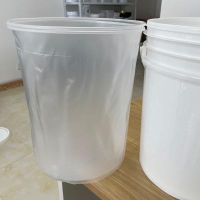 中国 直角型プラスチックバケツ 20Lター ペットフードのための白色の涙のない重用 販売のため