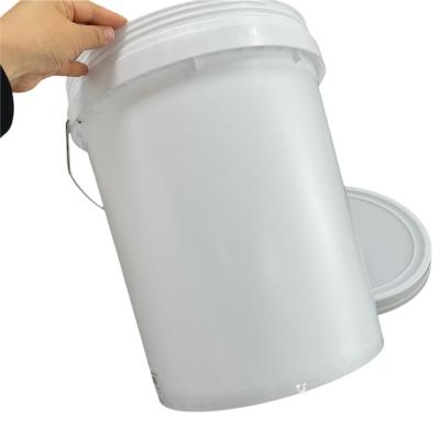 China 20 Litre HDPE Plastic Bucket with Tamper Proof Screw Lid and Durable Material for sale