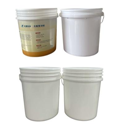 China Food Distribution Solutions 7 Gallon Plastic Bucket with Printed in Blue for sale