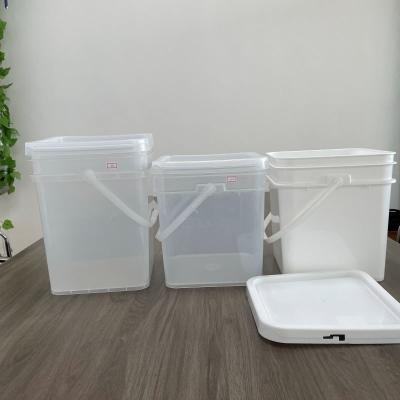 Cina Bottile di plastica quadrata in HDPE chimico con materiale resistente e stampa personalizzata in vendita
