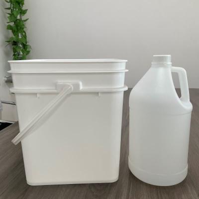 Cina Imballaggio Bottile di plastica con capacità di 5 litri e accessori per coperchio/maniglia in vendita