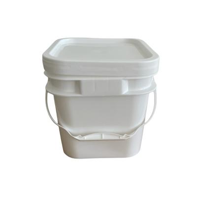 China Recyclable Plastic Buckets 1 Gallon and 5 Gallon Sizes with GAP/ISO/FDA Certification for sale