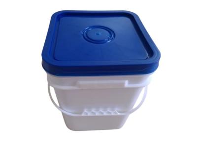 China Recyclable Plastic Buckets 1 Gallon and 5 Gallon Sizes with GAP/ISO/FDA Certification for sale