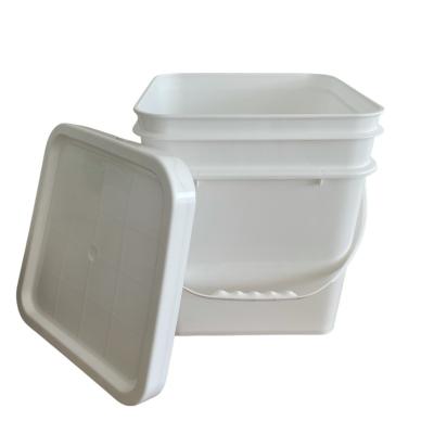 China Recyclable Plastic Buckets 1 Gallon and 5 Gallon Sizes with GAP/ISO/FDA Certification for sale