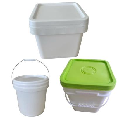 Cina 4L 5L 6L 8L 10L secchi quadrati con coperchio Soluzioni di conservazione alimentare durevoli ed ecocompatibili in vendita