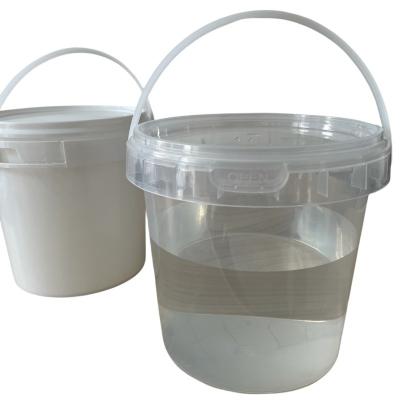 Cina Personalizza il tuo imballaggio con secchi di plastica rotondi da 2 litri e maniglia anti-manipolazione in vendita