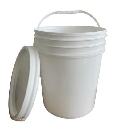 China Convenient 20L Plastic Paint Buckets with Easy-Opening Design and Strong Handles for sale