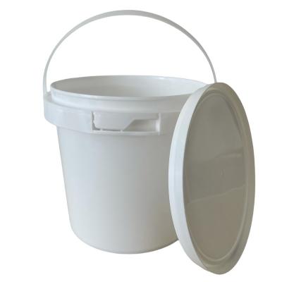 China 2L embalagem à prova de adulteração balde de manteiga transparente balde branco transparente baldes de plástico à venda