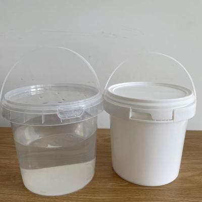 China Food Grade Plastic Pail for Popcorn Snacks Round and Square Shape Butter Container for sale