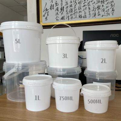 China Food Grade Plastic Pail for Popcorn Snacks Round and Square Shape Butter Container for sale