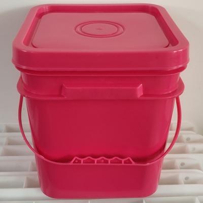 中国 食品グレード 10リットル 広画形のプラスチックバケツ 彩色の仕上げとHDPE素材 販売のため