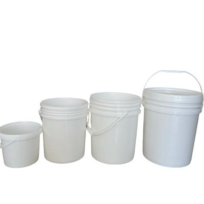China Recycle 5 Gallon Bucket with Lid Custom Logo 1 Liter 5 Liter 20 Liter Plastic Bucket for sale