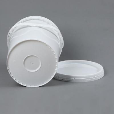 China Transparante plastic emmer van 5 liter met uitlaatdeksel voor vloeistofcontainer GAP/ISO/FDA-certificaat Te koop