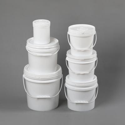 China Transparante plastic emmer van 5 liter met uitlaatdeksel voor vloeistofcontainer GAP/ISO/FDA-certificaat Te koop