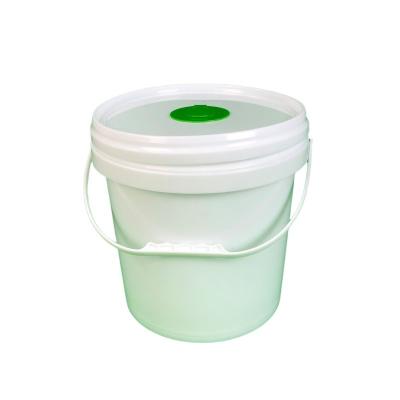 China Transparante plastic emmer van 5 liter met uitlaatdeksel voor vloeistofcontainer GAP/ISO/FDA-certificaat Te koop