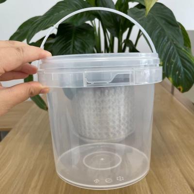 Cina Bottile 500ml-5l Bottile di plastica bianca trasparente per popcorn bevande gelato burro e altro in vendita