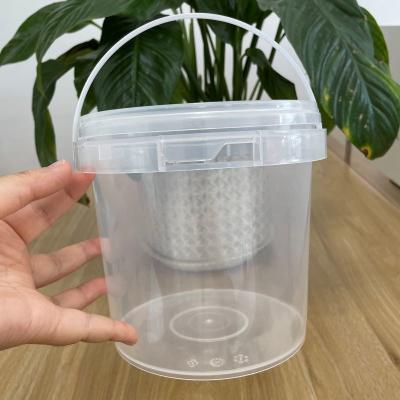 Cina Silk Screen/Trasferimento di calore/Improntazione IML secchio di plastica da 11L con coperchio secchi di polipropilene in vendita