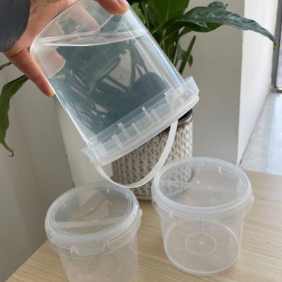China Silk Screen/Heat Transfer/IML Printing Plastic Bucket for Industrial Milk Container for sale