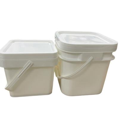 中国 シルクスクリーン/熱伝送/IML 1.0-2.5mm 蓋付きプラスチックバケツ 4リットルのバケツ 販売のため