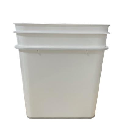 中国 シルクスクリーン/熱伝送/IML印刷 プラスチックバケツ 8L 10L 15L 18L ハンドル 収納 販売のため