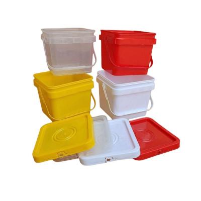China Clear White Bucket Printing Silk screem /Heat transfer/IML Thickness 1.0 to 2.5 MM for sale