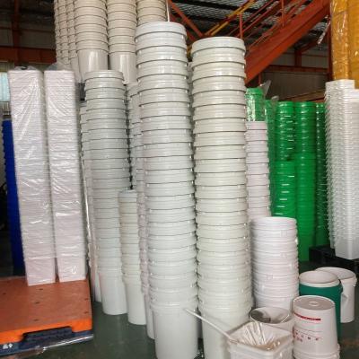 China Ferramenta 5L/8L/10L Impressão personalizada Balde de plástico com tampa à venda