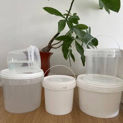 中国 ポリプロピレンバケツ 2リットルの透明プラスチックバケツ 販売のため