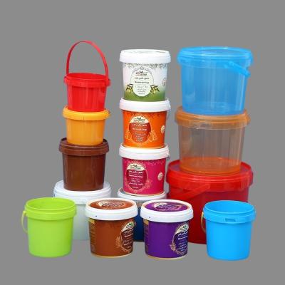 中国 ポリプロピレンバケツ 2リットルの透明プラスチックバケツ 販売のため