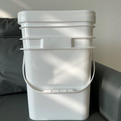 Cina 5 galloni 6 galloni di plastica secchio di vernice secchio con facile apertura del coperchio di stampa trasferimento di calore in vendita