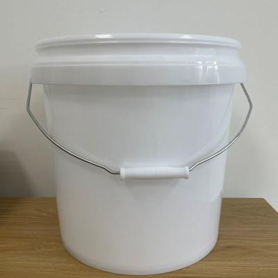 China Round 6.5 Gallon Container 25 Liter Plastic Bucket with Lid and 1.0 to 2.5 MM Thickness for sale