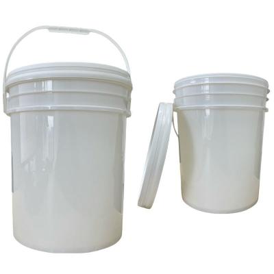 China 18L Paint Bucket with Cover and Handle Made of Durable Tamper Proof Polypropylene/HDPE for sale