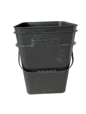 China 1.0 tot 2,5 mm Dikte Polypropyleen 5 Gallon Vierkante Emmer 4 Zijdes Gedrukt Pet Treat Emmers Te koop