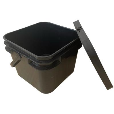 Cina Strumento 2 galloni di plastica quadrata vasche contenitore con coperchi a prova di manomissione GAP/ISO/FDA certificato in vendita