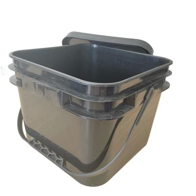 Cina Strumento 2 galloni di plastica quadrata vasche contenitore con coperchi a prova di manomissione GAP/ISO/FDA certificato in vendita