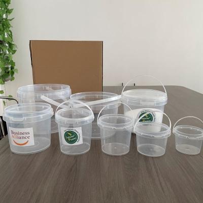 Cina 1.0-2.5 MM Spessore Jumbo Buckets con accessori maniglia coperchio Fatto in vasche di plastica in vendita