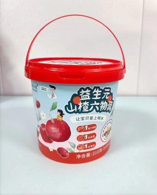 Cina Contenitori vasche rotonde secchio alimentare con coperchio e campione gratuito offerto in vendita
