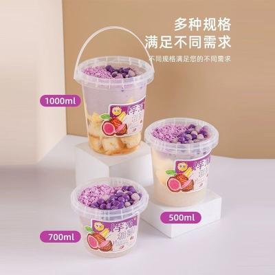 Cina Contenitori vasche rotonde secchio alimentare con coperchio e campione gratuito offerto in vendita