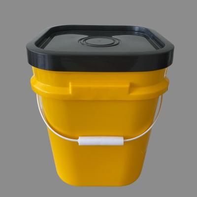 Cina Bottile di plastica quadrata da 25L con tela di seta/trasferimento termico/stampa IML in vendita