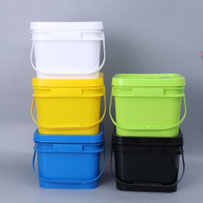 中国 白 8リットルのプラスチック方角バケツバケツ GAP/ISO/FDA認証 販売のため