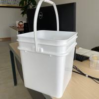 China Customize 5 Gallon Tubs with Durable Plastic Square Bucket Versatile Solution for sale