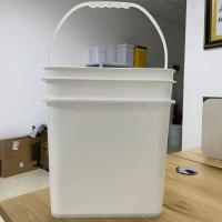 China Customize 5 Gallon Tubs with Durable Plastic Square Bucket Versatile Solution for sale
