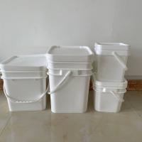 China Customize 5 Gallon Tubs with Durable Plastic Square Bucket Versatile Solution for sale