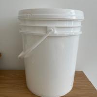 China Leak Proof Black Polypropylene Round Bucket with Lid Fruit and Vegetable Picking for sale